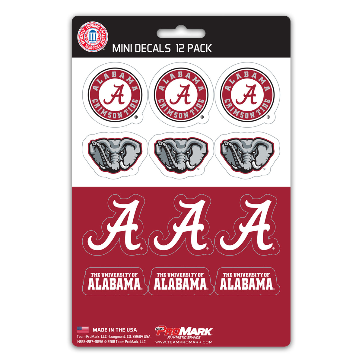 Alabama mini decals – Decalworldz